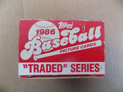 1986 Topps Traded Baseball Complete Factory set | eBay