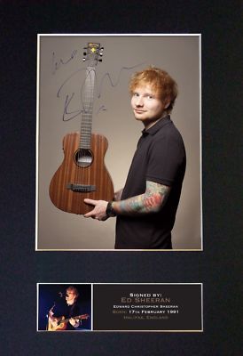 Ed Sheeran Autogramm britischer Singer-Songwriter Game of Thrones ...
