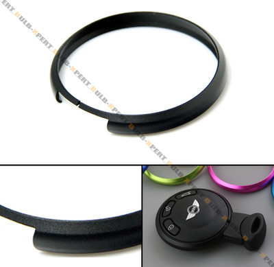 BLACK METAL RING TRIM FOR MINI COOPER R55 56 R57 R58 R59 R60 SMART KEY ...