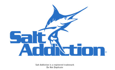 Salt Addiction marlin decal sticker saltwater fishing reel life ocean ...