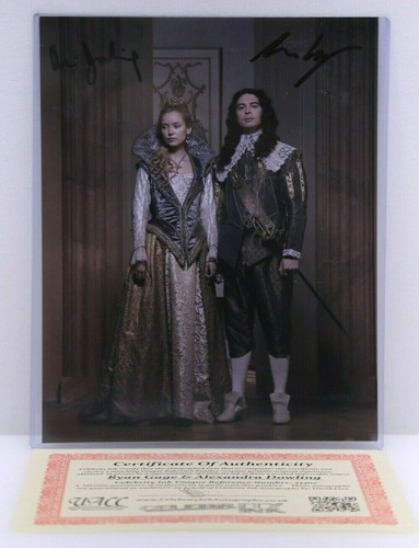 RYAN GAGE & ALEXANDRA DOWLING as King Louis & Queen Anne SIGNED 8x10 ...