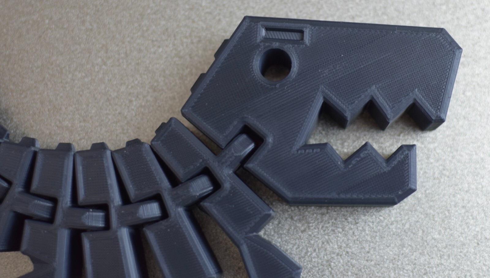 3D Printed Flexi Rexi Articulating T-Rex Fidget Toy Multiple Sizes | eBay