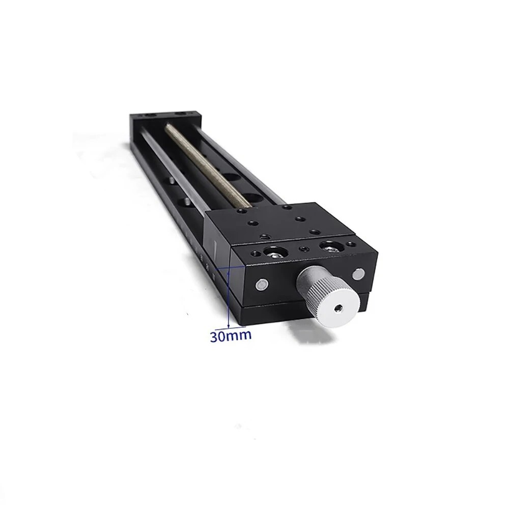 40x60MM Mini Precision Guide Slide X-Axis Manual Slide Stroke 200MM w ...