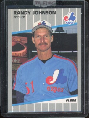 1989 Fleer Randy Johnson RC #381 NM-MT EXPOS HOF | eBay