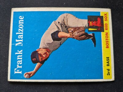 1958 Topps Baseball Card # 260 Frank Malzone - Boston Red Sox (VG/EX ...