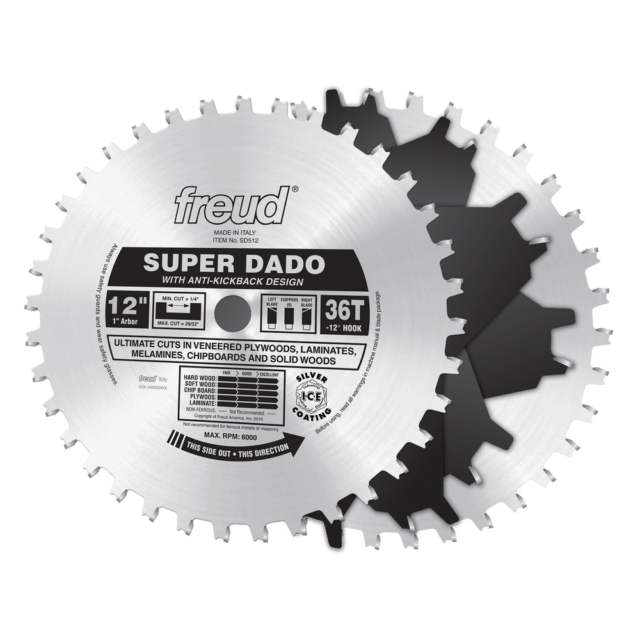 Freud SD512 Super Dado Sets - Black/Silver for sale online | eBay