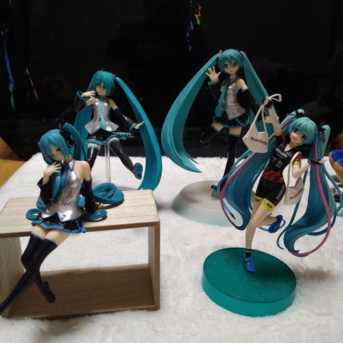 Hatsune Miku VOCALOID Custom Figure Set of 4 Anime Style Poses | eBay