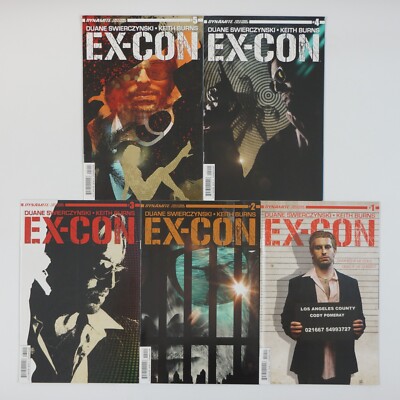 Ex-Con #1-5 VF/NM complete series - Tim Bradstreet covers Dynamite ...