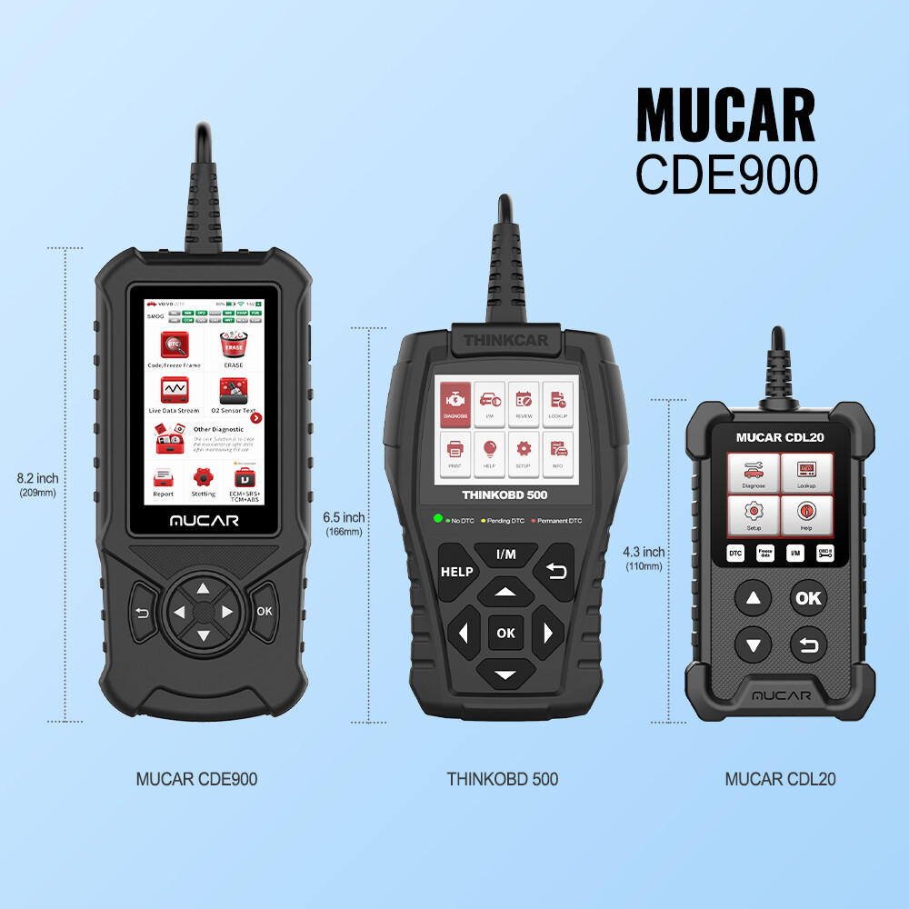 MUCAR CDE900 Profi OBD2 Diagnosegerät Werkzeug ABS SRS TCM ECM Scanner ...