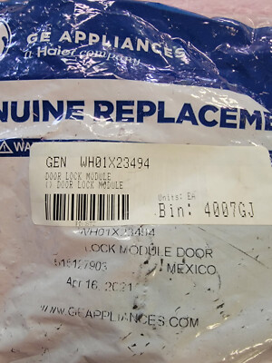 BRAND NEW GE Door Lock WH01X23494 (PS11721792) | eBay