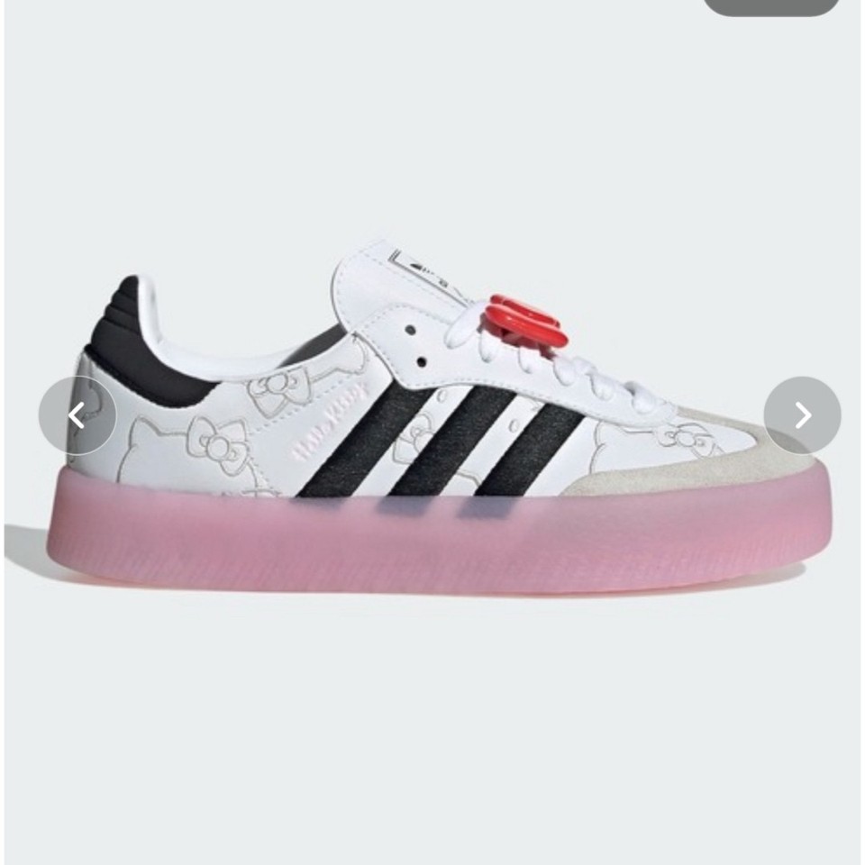 Adidas Originals Sambae Sanrio Hello Kitty White Pink W IG4450 Sneaker ...