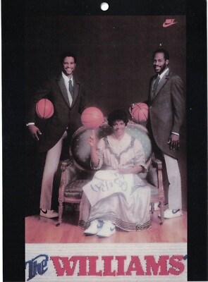 ''WILLIAMS'' RAY, GUS, ROSE NIKE BASKETBALL MID 80s NIKE 5x7 GLOSSY ...