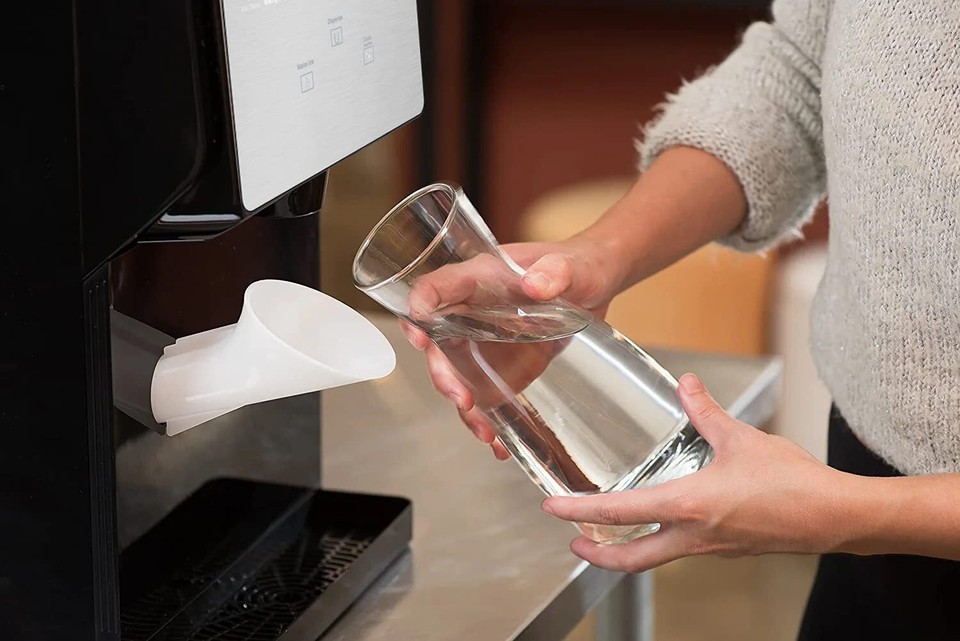 KBICE 2.0 Self Dispensing Countertop Nugget Ice Maker, Crunchy Pebble ...