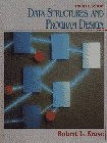 Data Structures and Program Design (3rd Edition) - Hardcover - GOOD 9780132081825| eBay