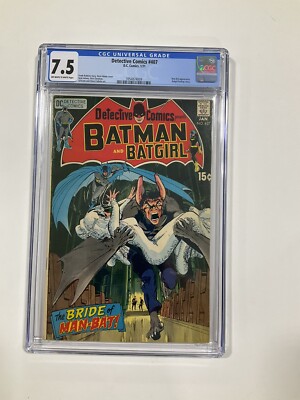 DETECTIVE COMICS 407 CGC 7.5 OW/W PAGES DC COMICS 1971 | eBay