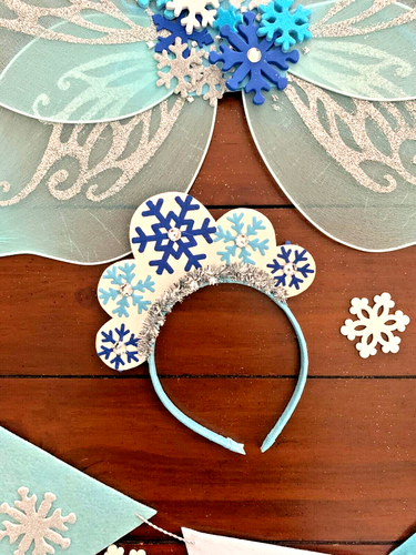 Snow Fairy Costume Set w/Wings, Wand, Tiara, Party Decor, Halloween | eBay