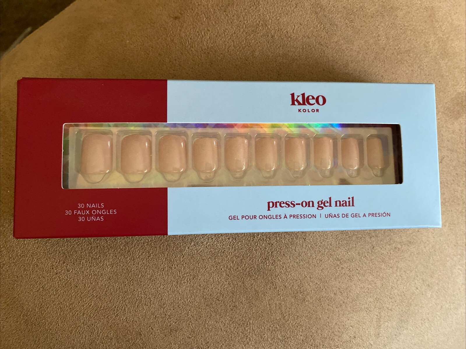 Kleo Kolor Press On Gel Nails Sugar Coated Short Square Shape NIB | eBay