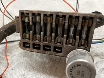 1963 Chevy Impala dash wiring harness, fuse box, wires, fuse block | eBay