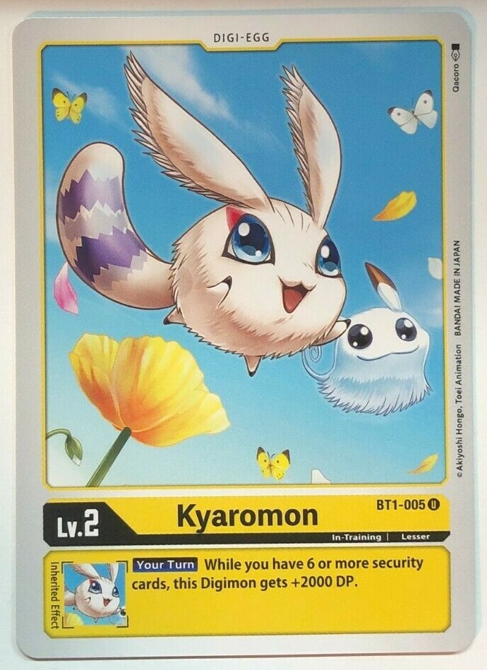 Digimon Kyaromon Release Special Booster BT1-005 NM/M | eBay