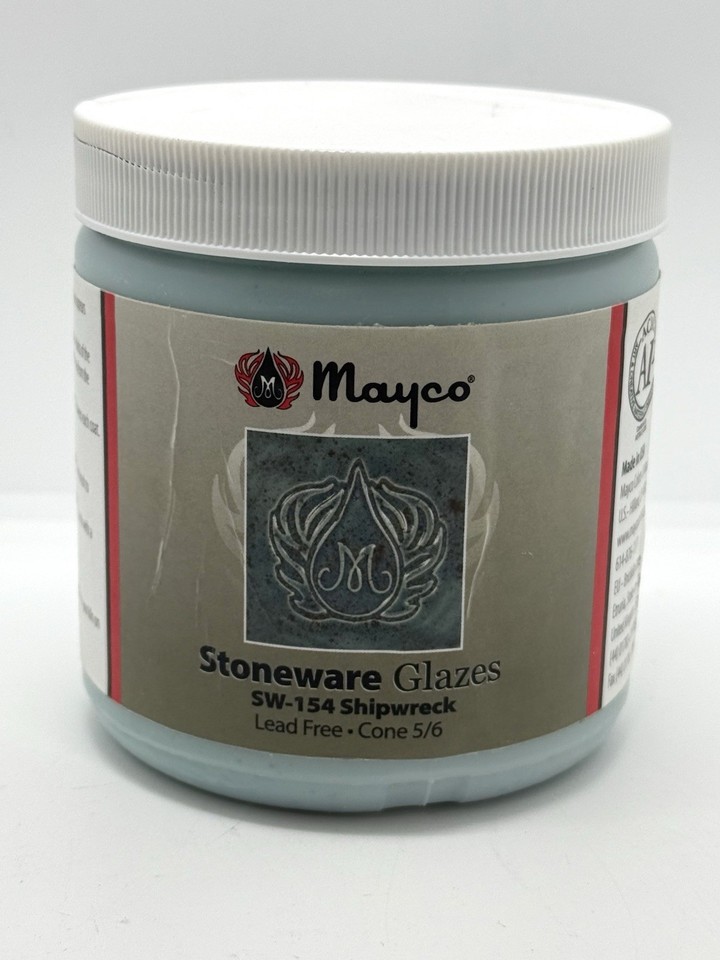 Mayco Stoneware Glazes SW-154 Shipwreck 1 Pint Lead Free Non-Toxic Cone ...