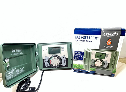 Orbit 6-Station Sprinkler Station Timer Digital Easy-Set 57896 (3 Programs) | eBay