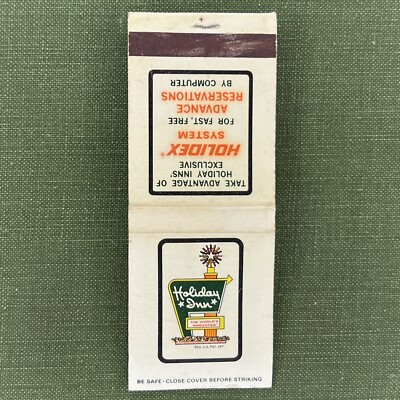 Vintage Matchbook Cover Holiday Inn Hotel Philadelphia Airport South ...