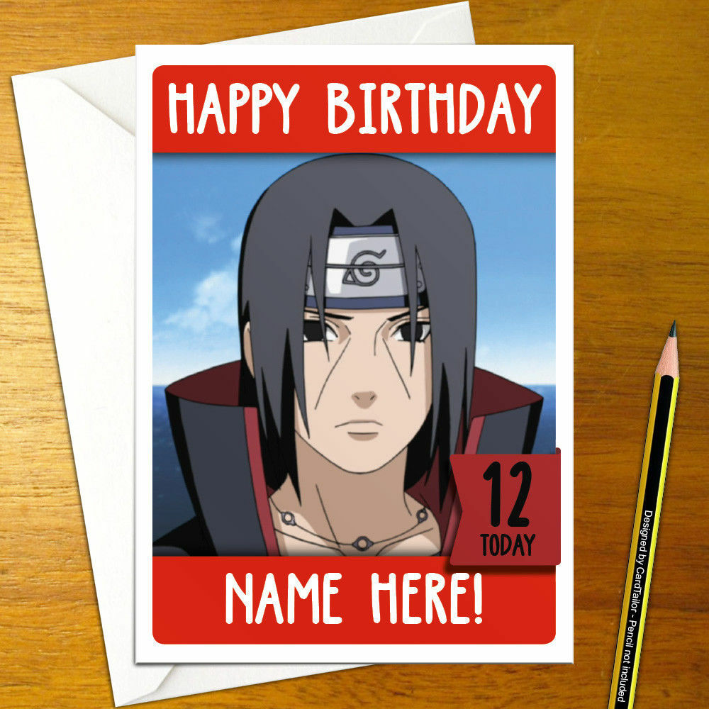 Naruto Happy Birthday Card