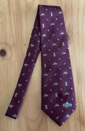 Australian Cricket VB Series Men’s Tie Souvenir Memorabilia Maroon VGC ...