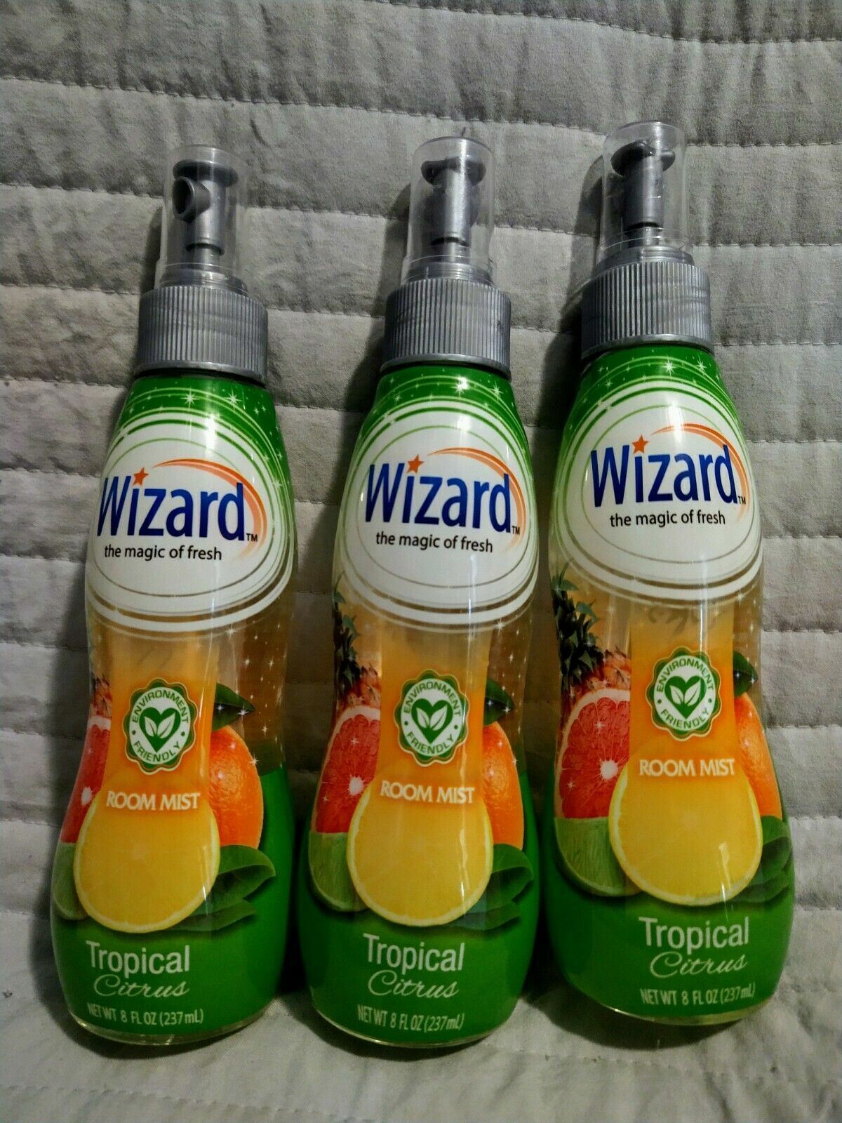 Wizard Tropical Scented Air Freshener Spray Fragrance Room Mist ...