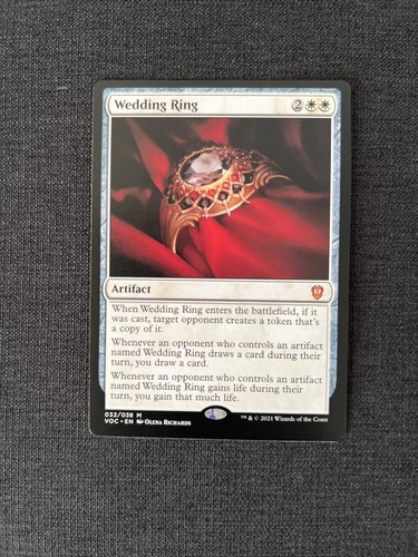 WEDDING RING mtg NM-M Commander Crimson Vow Mythic 1 Card | eBay
