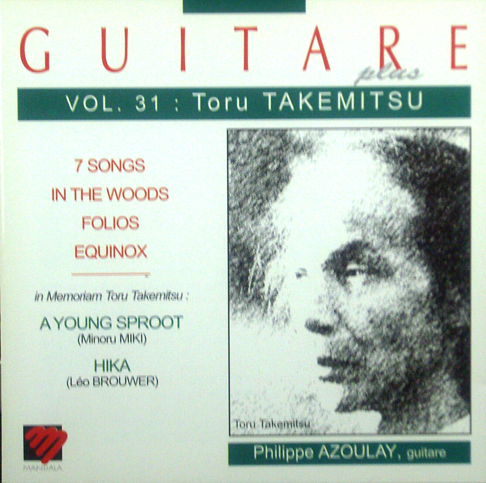 Cd Toru Takemitsu - Guitar Plus Vol. 31, Philippe Azoulay | eBay