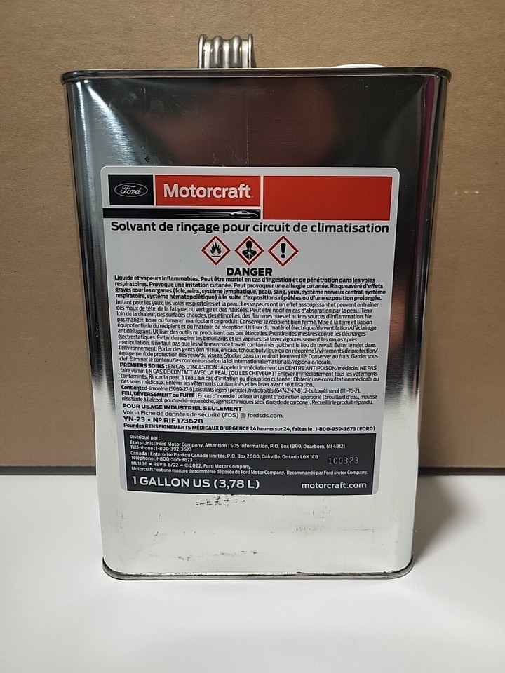 Motorcraft YN-23. 1 gal A/C Flush Solvent | eBay