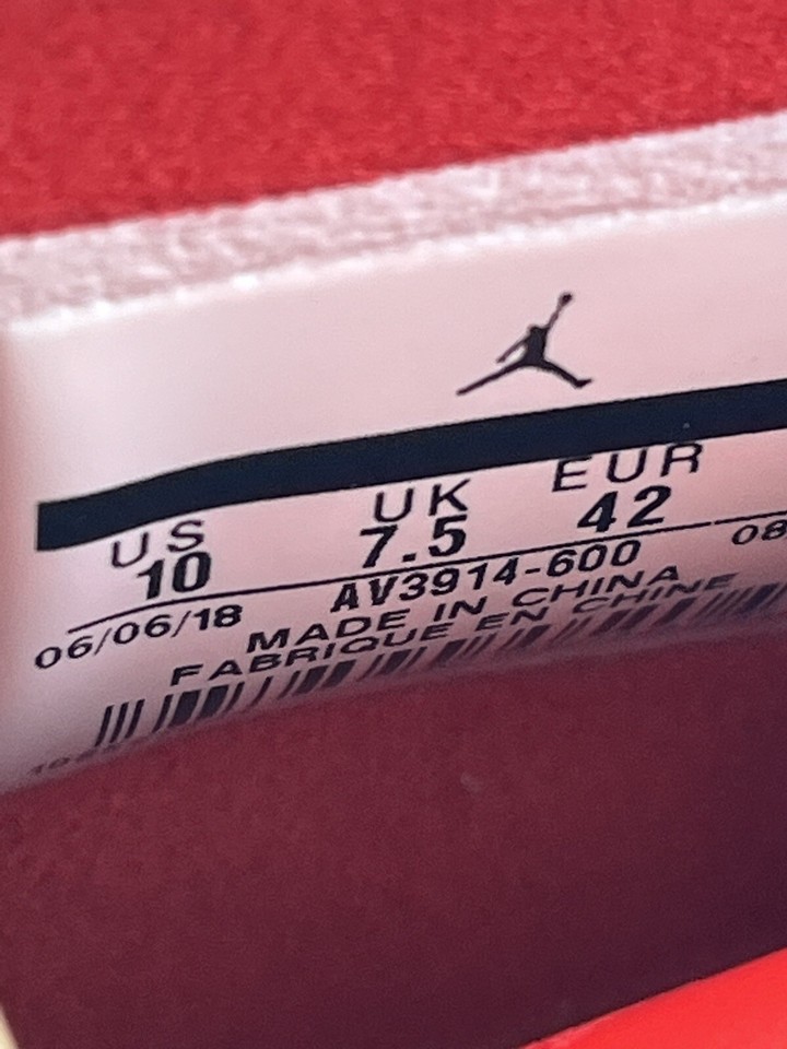 Air Jordan 4 Singles Day 2018 Size 10/8.5 Used Rare Retro Authentic Red ...