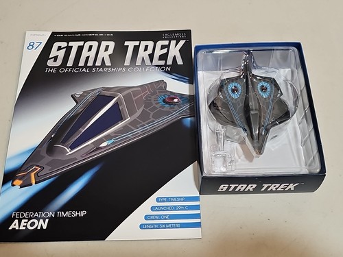 Eaglemoss 2018 Star Trek Federation Timeship Aeon Diecast Starship 87 ...