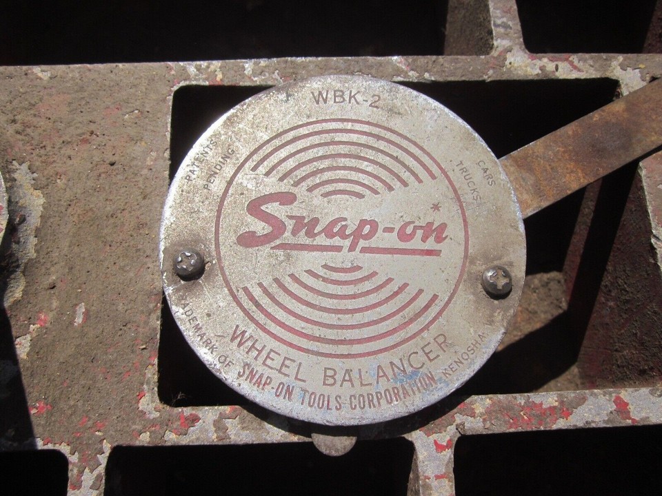Vintage Snap-On Wheel Balancer WBK 2 Serial Number 3630 Cars Trucks | eBay