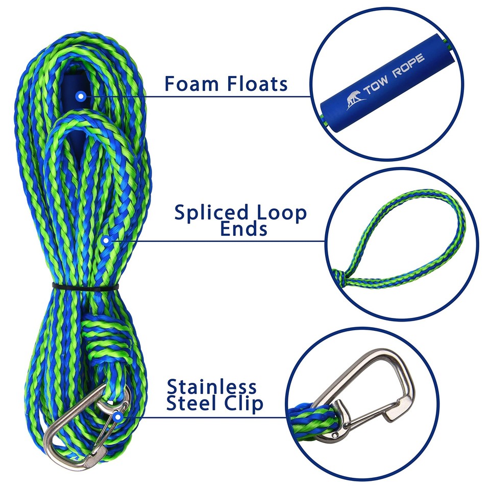 PWC Docking Lines Boat Rope, 7FT 10FT 14FT Mooring Dock Tie Boat ...