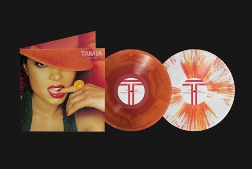 Tamia Self-Titled Limited Edition Transparent Orange Splatter Vinyl ...