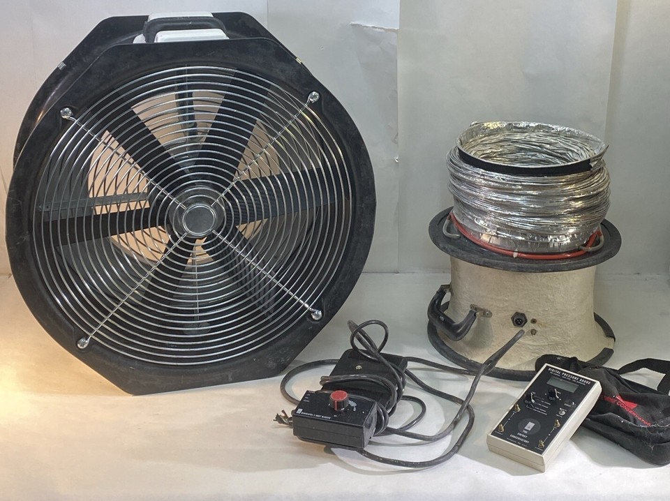 Minneapolis Blower Door Fan & Duct Blaster System Accessories no power ...