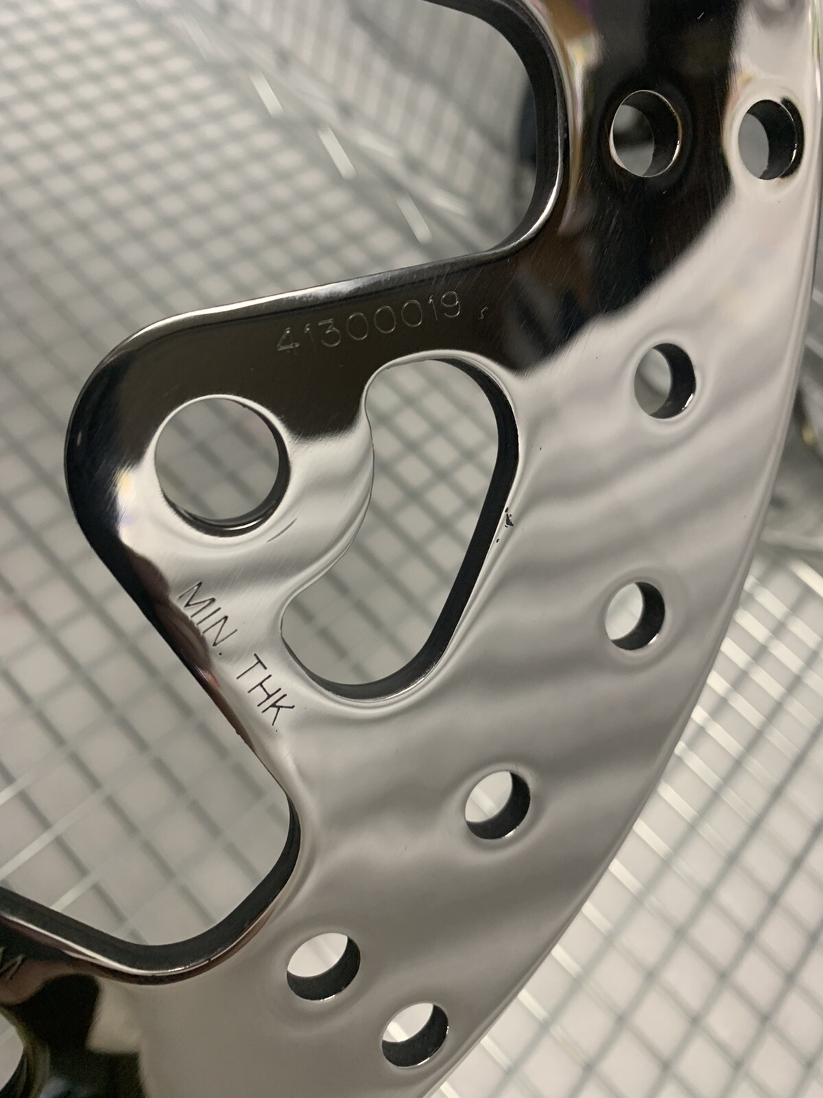 HARLEY CVO FRONT POLISH ROTORS 2009 UP TOURING ELECTRA GLIDE 41300019 ...