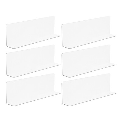 6 Pcs L-shaped Isolation Board Baby Shelf Dividers for Storage Closet ...