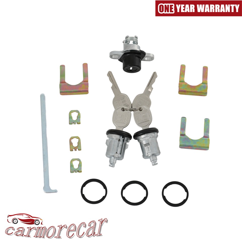 For 1993-2002 Camaro Firebird Doors & Hatch Lock Cylinder Set Face Caps ...