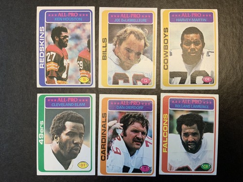 1978 Topps Football All Pros Lot (6) | eBay