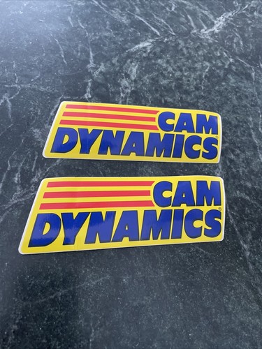Vtg 80s Cam Dynamics Camshaft drag racing engine contingency 6” decal ...