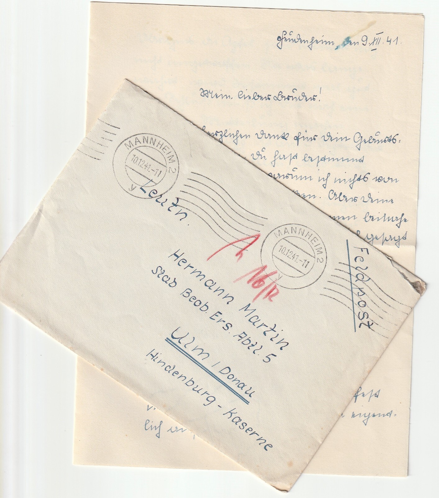 German WW2 -- Soldiers Letters to Home - Field Post "1941 Rare | eBay