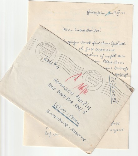 German WW2 -- Soldiers Letters to Home - Field Post "1941 Rare | eBay