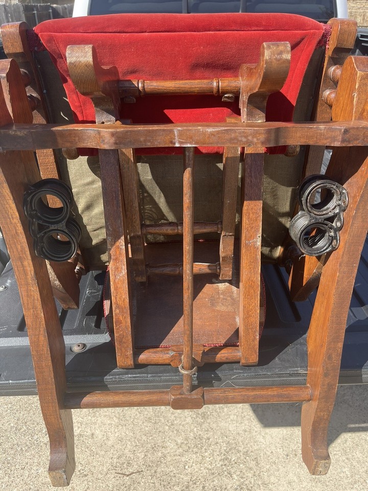 VICTORIAN PLATFORM ROCKER WITH FOOT REST. Rare | eBay