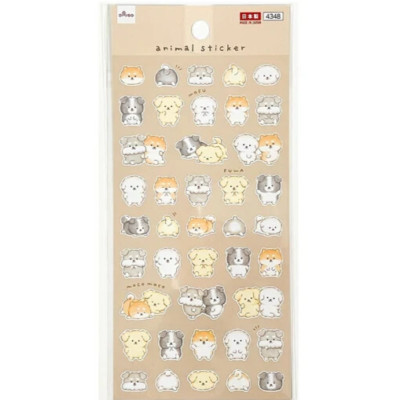 Sticker Sheet "Animal - Dog" Daiso Japan | eBay