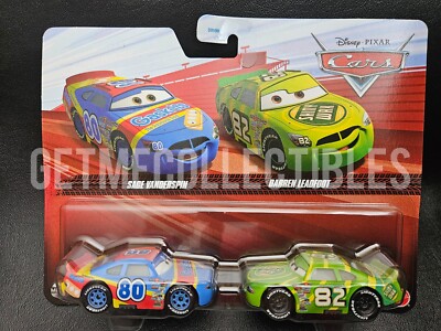 DISNEY PIXAR CARS SAGE VANDERSPIN DARREN LEADFOOT 2025 2 PACK SAVE 6% ...