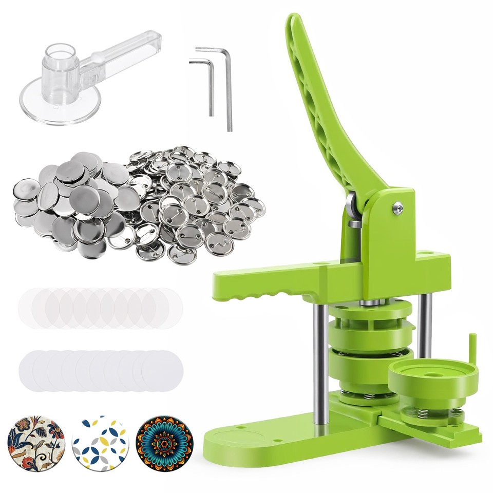 58mm Button Badge Maker DIY Pin Badge Making Punch Press Machine Badges ...