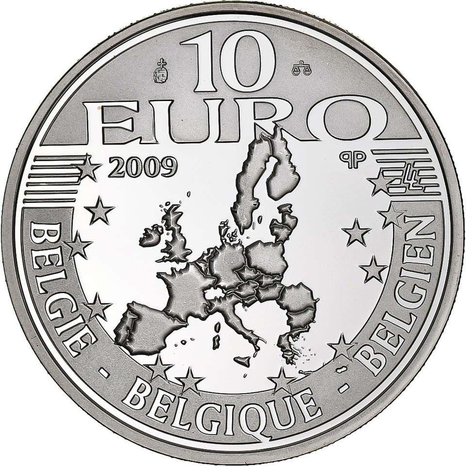 Belgien, 10 Euro, 2009, Brussels, Silber, STGL, KM:285 | eBay